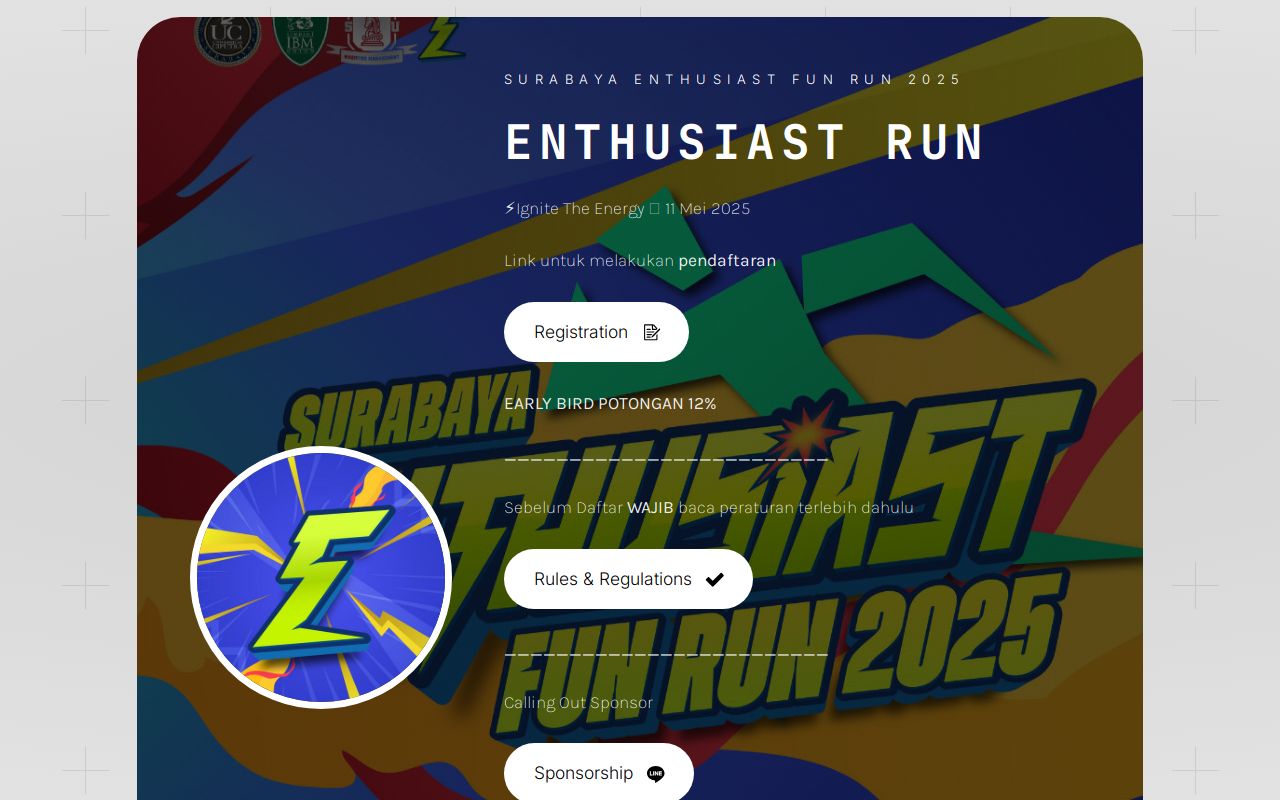 Enthusiast Fun Run